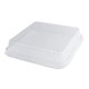 Detroit Forming OPS Plastic Square Pan Lid Fit 8" Foil Cake Pans, Clear ...