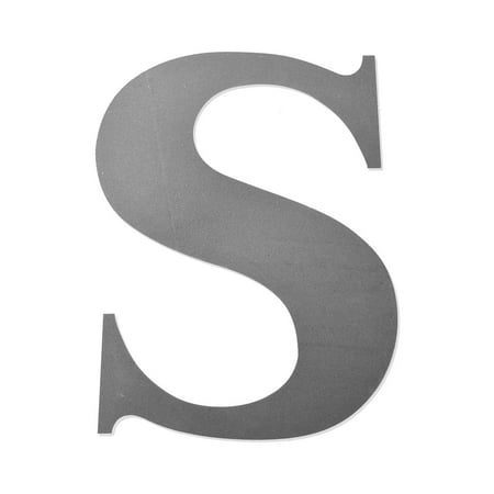 Rusted Orange CRAFTWORKS 9" Classic Metal Letter (S) Metal Alpha Letter ...