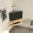 "Mensi 47"" Floating Corner TV Stand, Wall Mounted Media Console for 60 ...