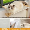Cat Window Perch Durable Cat Window Seat Bed Shelves Adjustable Steady ...