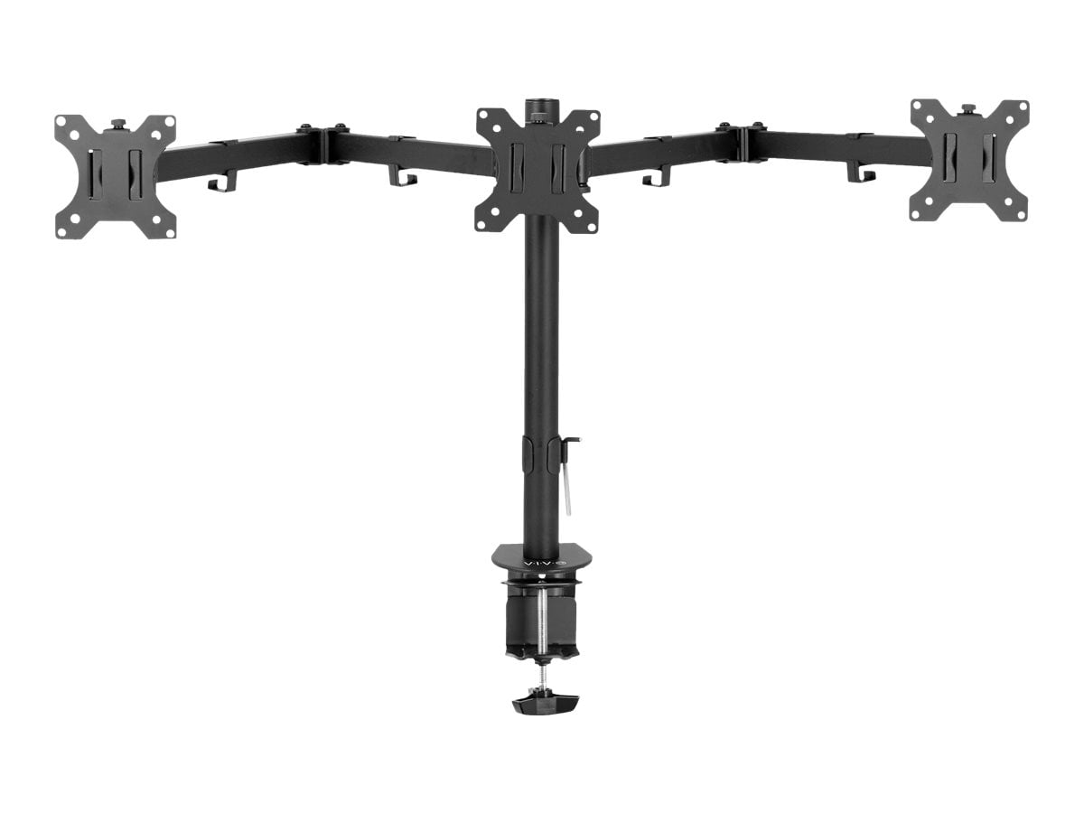 VIVO Triple Monitor Adjustable Mount Articulating Stand for 3 Screens ...