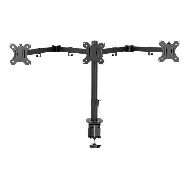 VIVO Triple Monitor Adjustable Mount Articulating Stand for 3 Screens ...