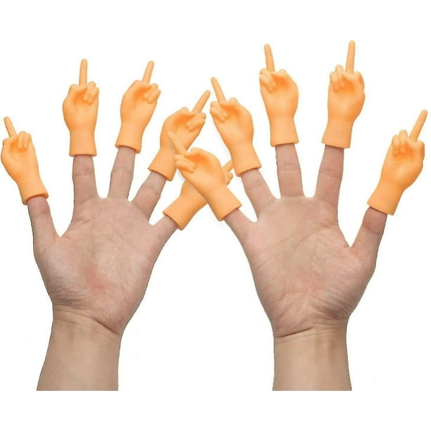 Toy Middle Little Finger Puppets Mini Finger Hands Miniature Hands With ...