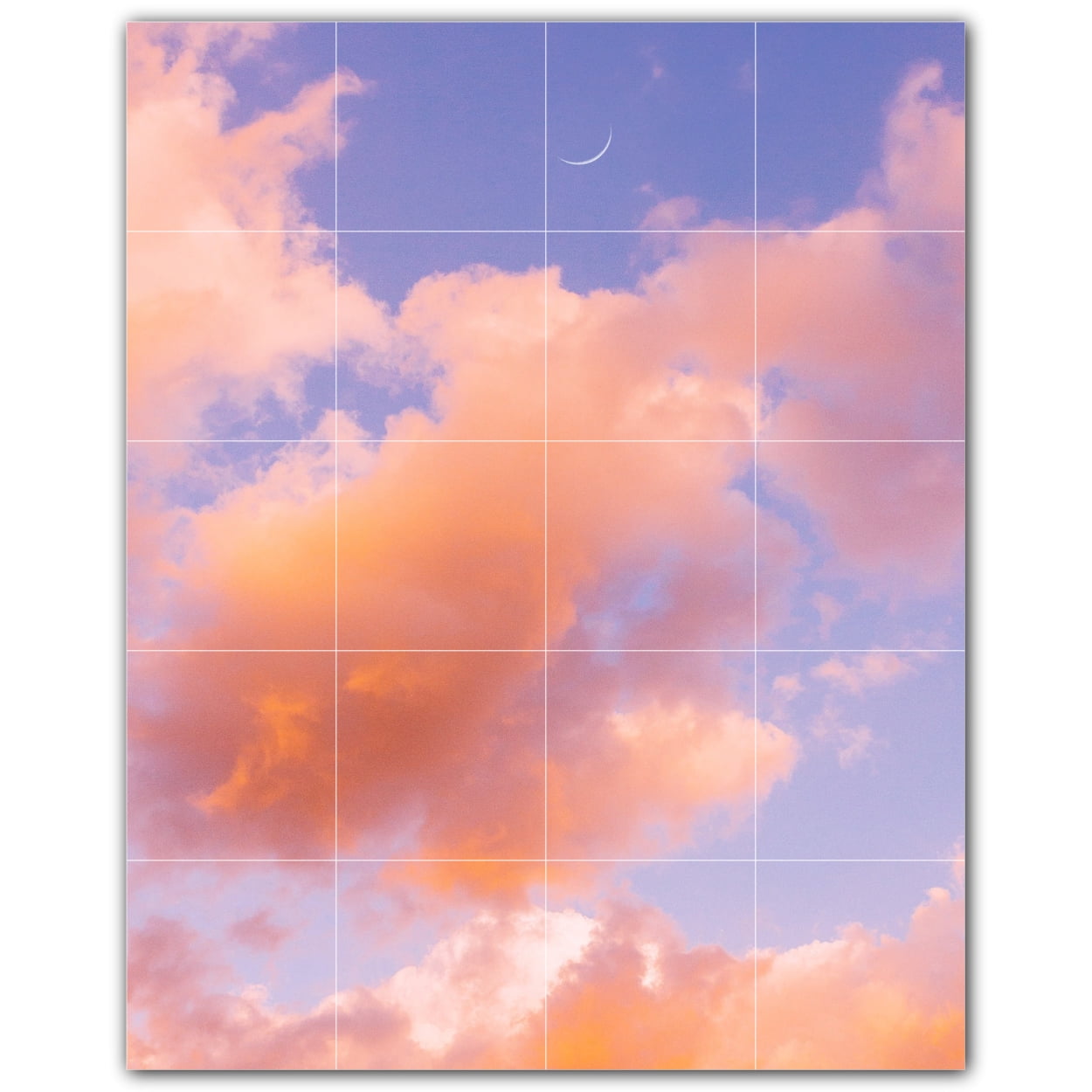 Picture-Tiles.com: Clouds Ceramic Tile Wall Mural WAL500374-45M. 24"W x ...