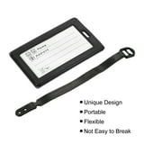 Uxcell Not Your Bag Pattern Luggage Tag Identifier Card Holder Label ...