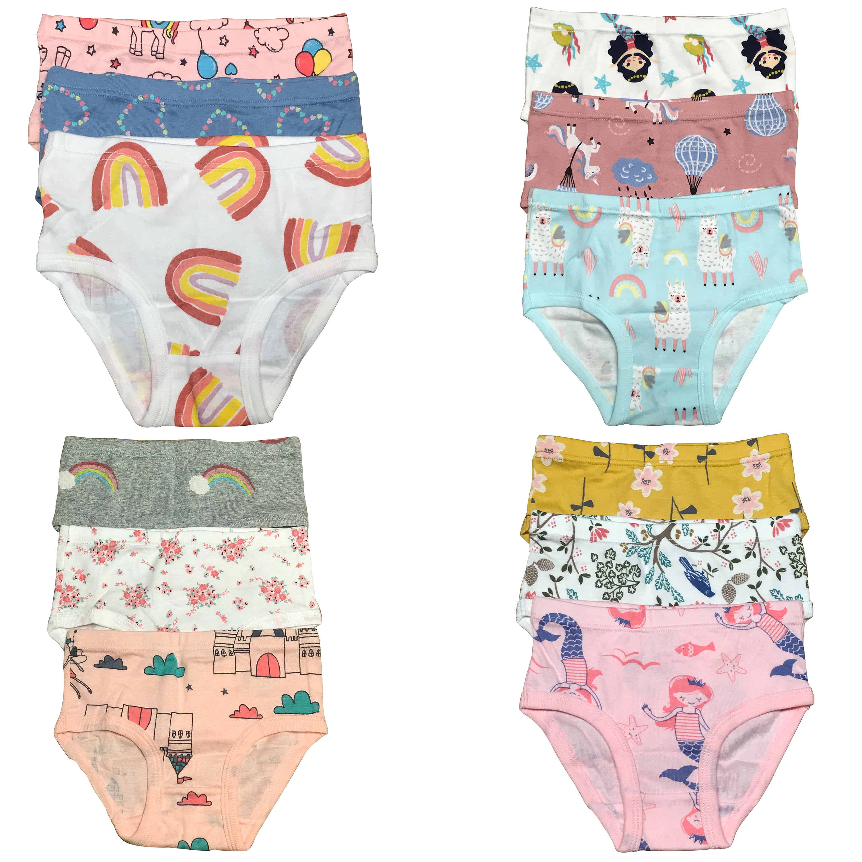 Adorable Essentials: B&Q's Trendy 12-Pack Cotton Briefs for Stylish ...