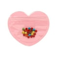 50Pcs Cellophane Cello Bag Heart Plastic Bags for Jewelry Packaging ...