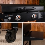 Blackstone 2-Burner 28” Propane Griddle with Hood and Omnivore Griddle ...