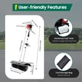DUYIWAA Lawn Yard Sweeper 4-Stroke 31cc Gas Power Sweeper Outdoor ...