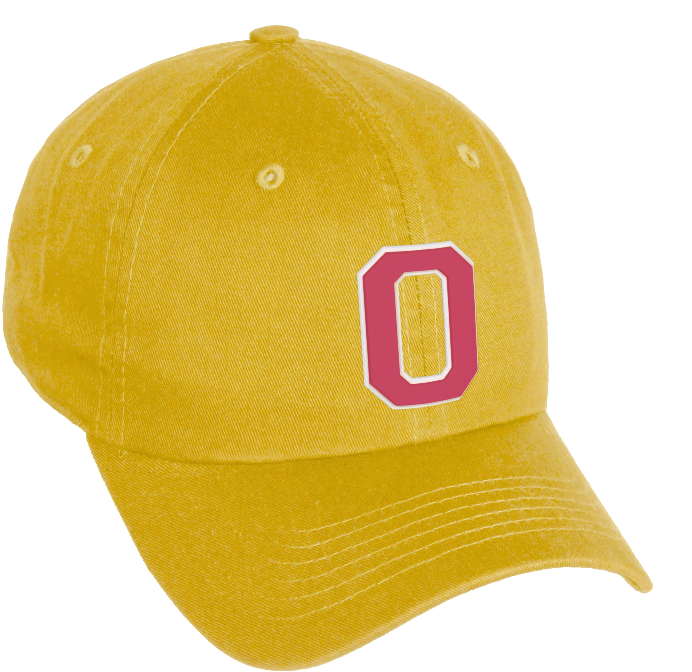 Daxton Classic 3D Varsity White Rose Initial Letters Baseball Dad Hat ...