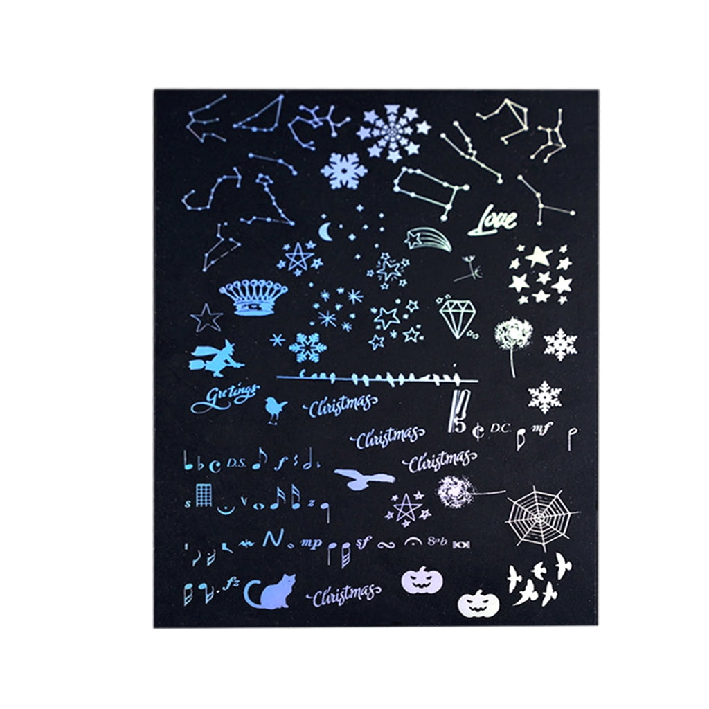 Resin Stickers with Holographic DIY Handmade Transparent Resin Craft ...