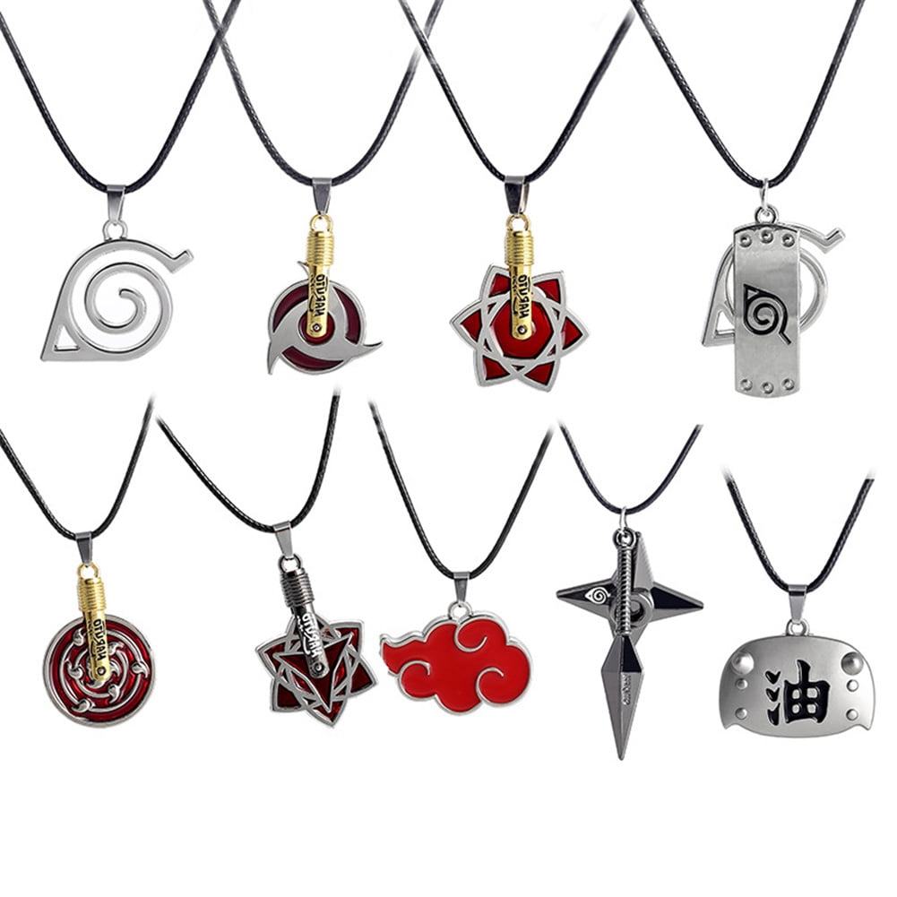 Buy HEQU Naruto Necklace, Naruto Shippuden Tsunade Naruto Kakashi ...