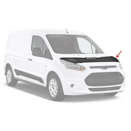 Carbon Look Hood Cover Mask Vinyl Bonnet Bra For Ford Transit Connect ...