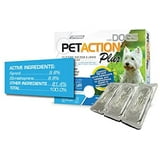 PETACTION PRO Flea & Tick Topical Treatment for Dogs 5-22 lbs, 6 Count ...