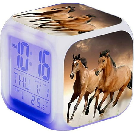 Hongchun Horse Alarm Clock - Animal Alarm - LED - With Light - Glow in ...
