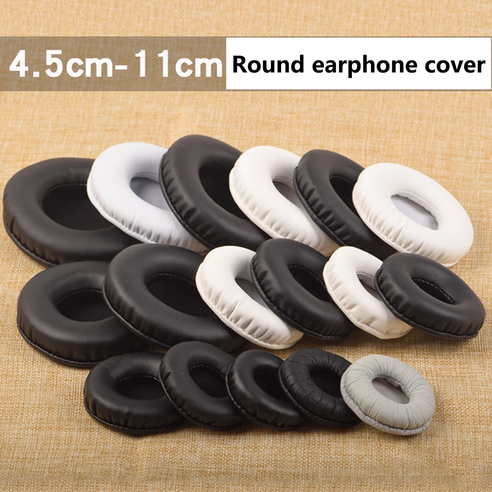 Fairnull 1 Pair Headphone Covers Sweat Proof Good Sound Insulation ...