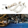 Moto Exhaust Full System Front Pipe Modified 51mm Muffler Slip On For ...