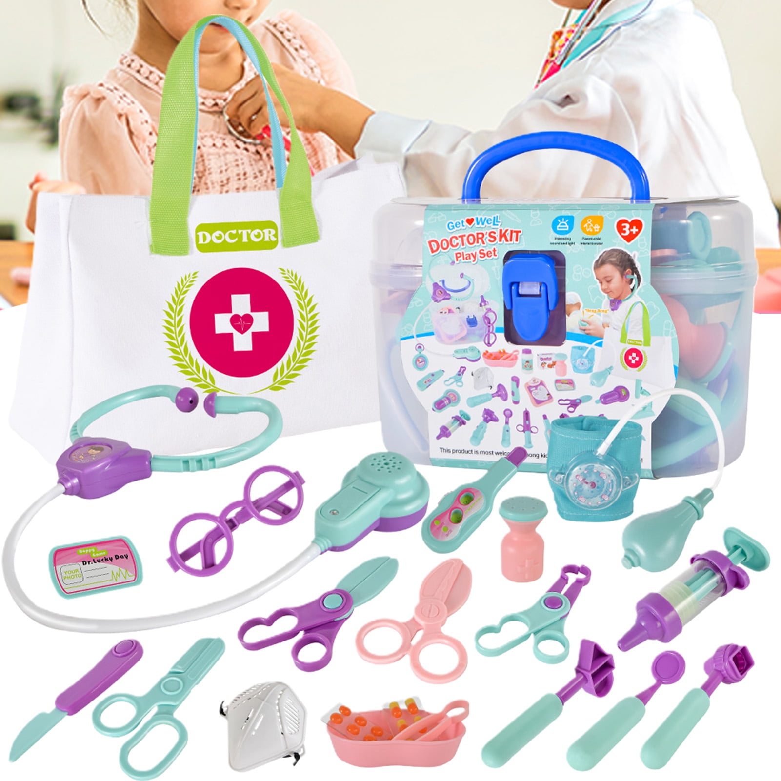 Travelwant Toy Doctor Kit, Kids Pretend Play Toys Dentist Medical Role ...