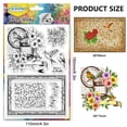 1 Sheet PVC Plastic Clear Stamps for DIY Scrapbooking Photo Album ...