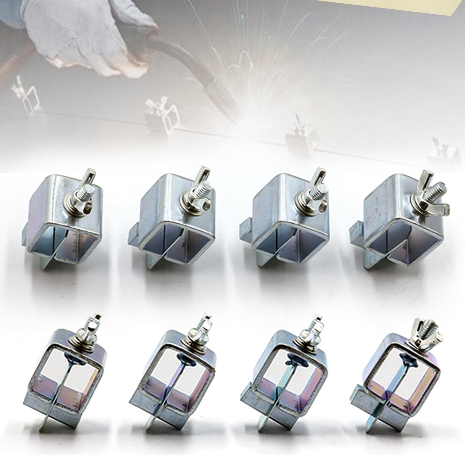 Set of 8/12/16 Adjustable Welding Positioner Butterfly Clip Clamps and ...