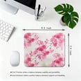 9.5x7.9 Inch Office/Gaming Mouse Pad, Pink Rose Blossom Romantic Floral ...