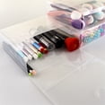 Briartw 12 Pieces Storage Boxs Transparent Multi-functional Assembly ...