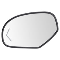 TRQ Mirror Glass w/ Backing Plate Heated Driver Side for Cadillac Chevy ...