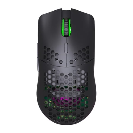 Superlight Gaming Mouse 7 Breathing Backlight 3200DPI Honeycomb Shell 6 ...
