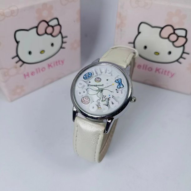 New cartoon female student cute fashion watch simple three-dimensional ...