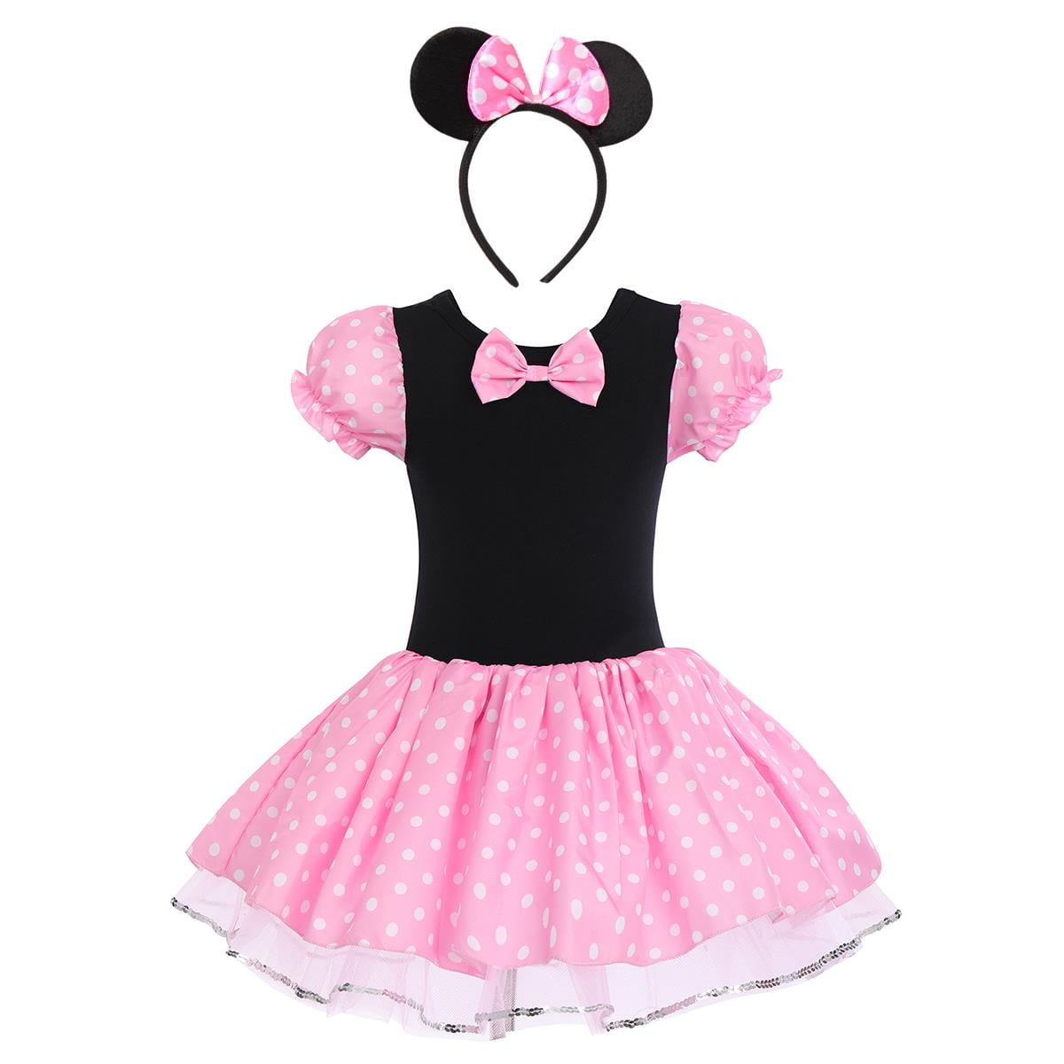 IBTOM CASTLE Toddler Girl Polka Dots Party Fancy Costume Tutu Dress up ...