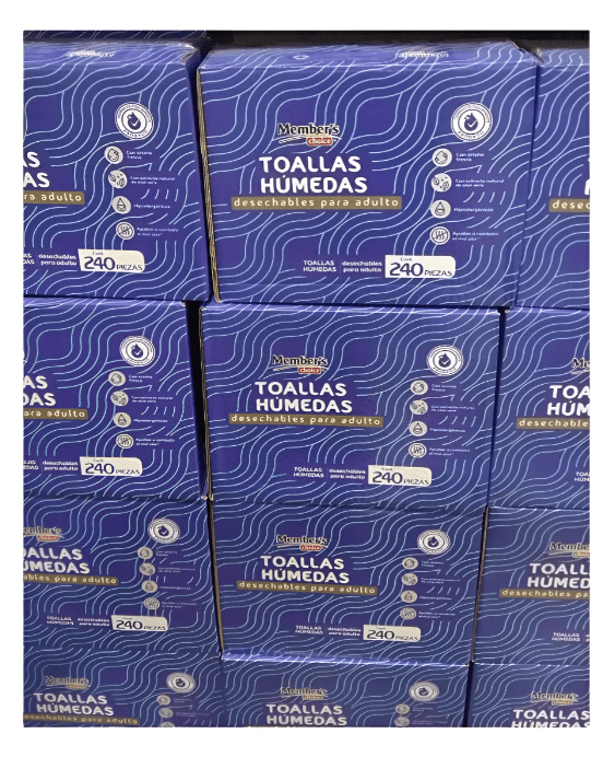 TOALLITAS HUMEDAS PARA ADULTO 240 PZAS MC | Walmart en línea