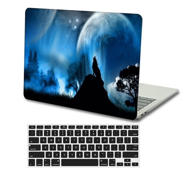 Hard Protective Case for MacBook Air 13.6 inch 2022 A2681 M2 & Black ...