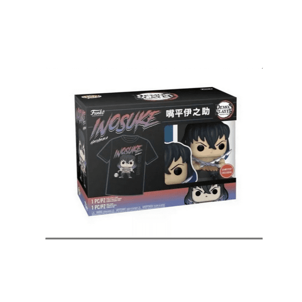 Funko POP! and Tee Demon Slayer Inosuke Hashibira with Size Large T ...