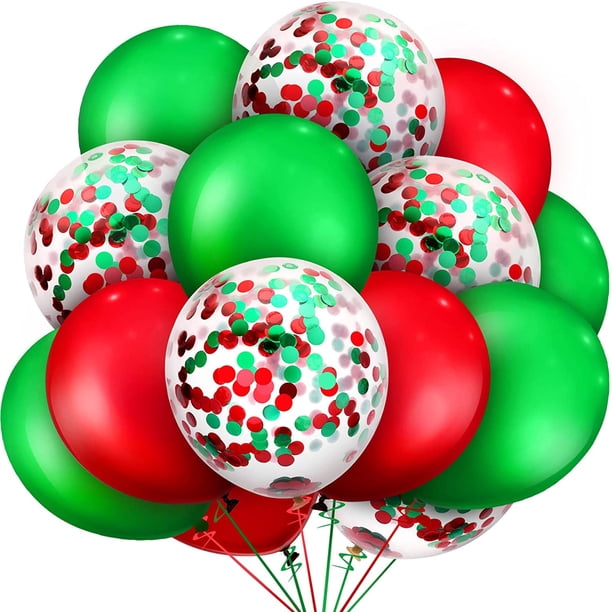 105 Pieces Halloween Round Latex Balloons Confetti Balloons for ...