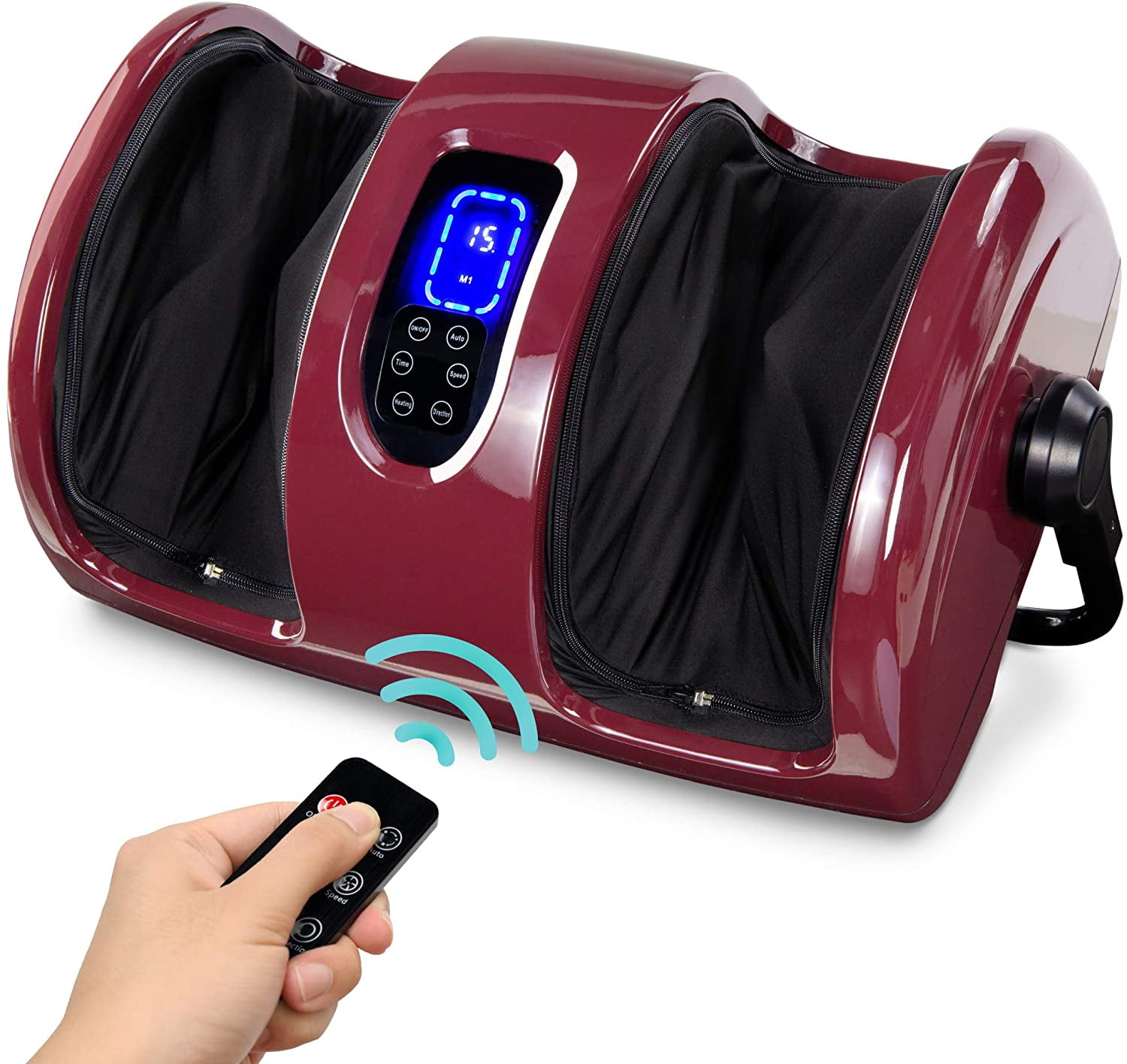 Foot Massager-Shiatsu Foot Massage Machine w/ Heat & Remote Reflexology ...