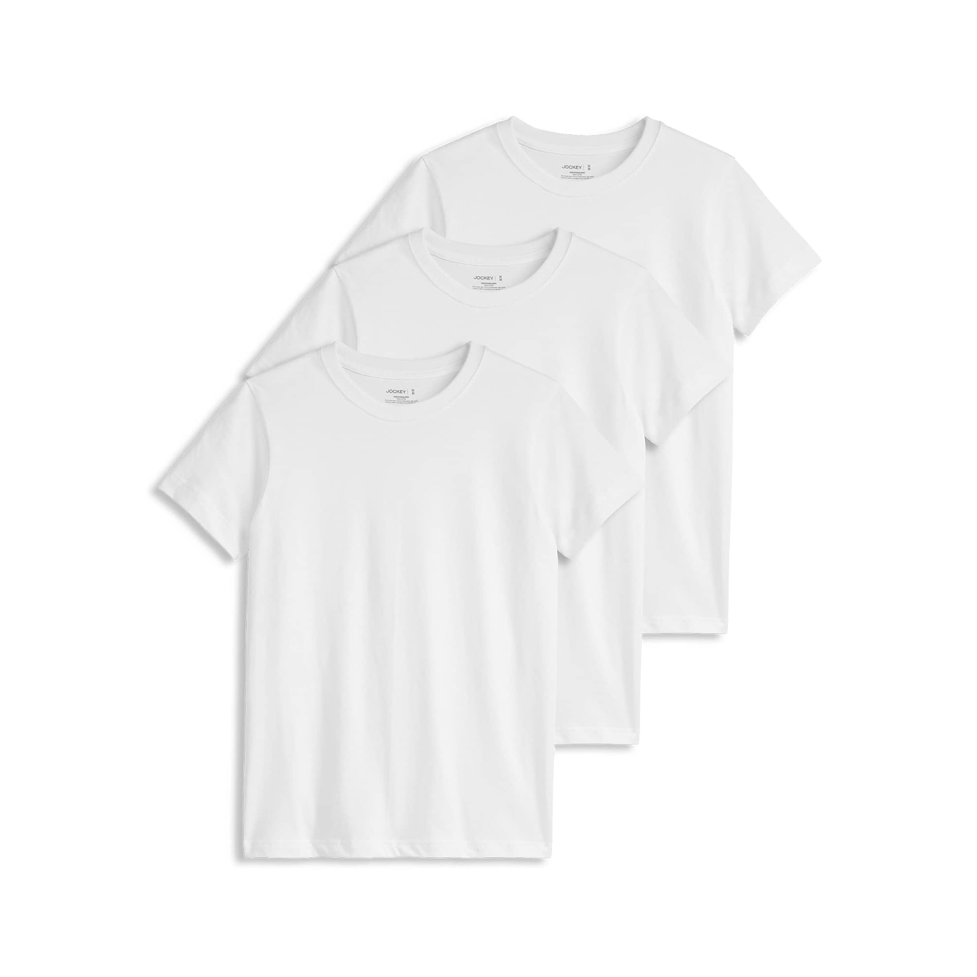 Click here for Jockey Boys 100 Cotton Crew Neck T-Shirt - 3 Pack prices