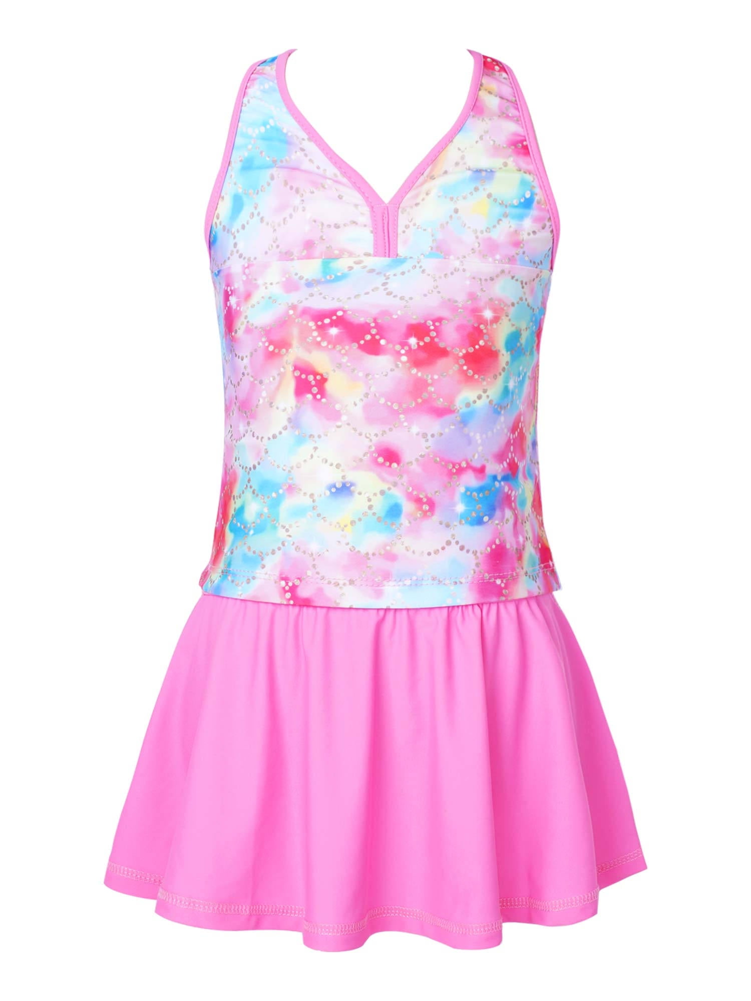 CHICTRY Kids Girls 3Pcs Floral Print Swimsuit Spaghetti Straps Top with ...