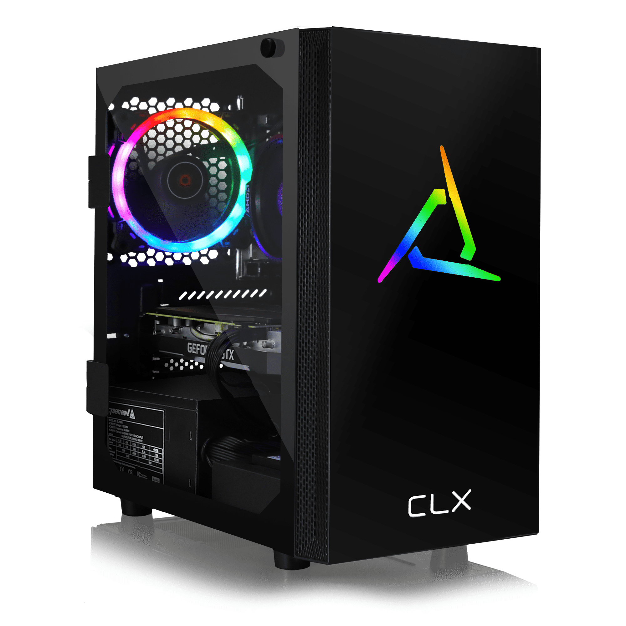 CLX SET Gaming PC AMD Ryzen 5 3600X 3 8GHz 6 Core 16GB DDR4 2666
