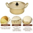 Beautiful Korean Ramen Noodle Pot, Soup Cooking Pot with Lid, Spoon ...