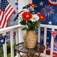Red White And Blue Flowers, Memorial Day Flowers For Cemetery, 4th Of ...