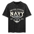 Men'S US Navy Emblem T-Shirt - Lightweight Patriotic Eagle & Anchor ...