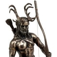 Celtic Pagan God Herne The Hunter Statue 11"Tall In Bronze Patina The ...