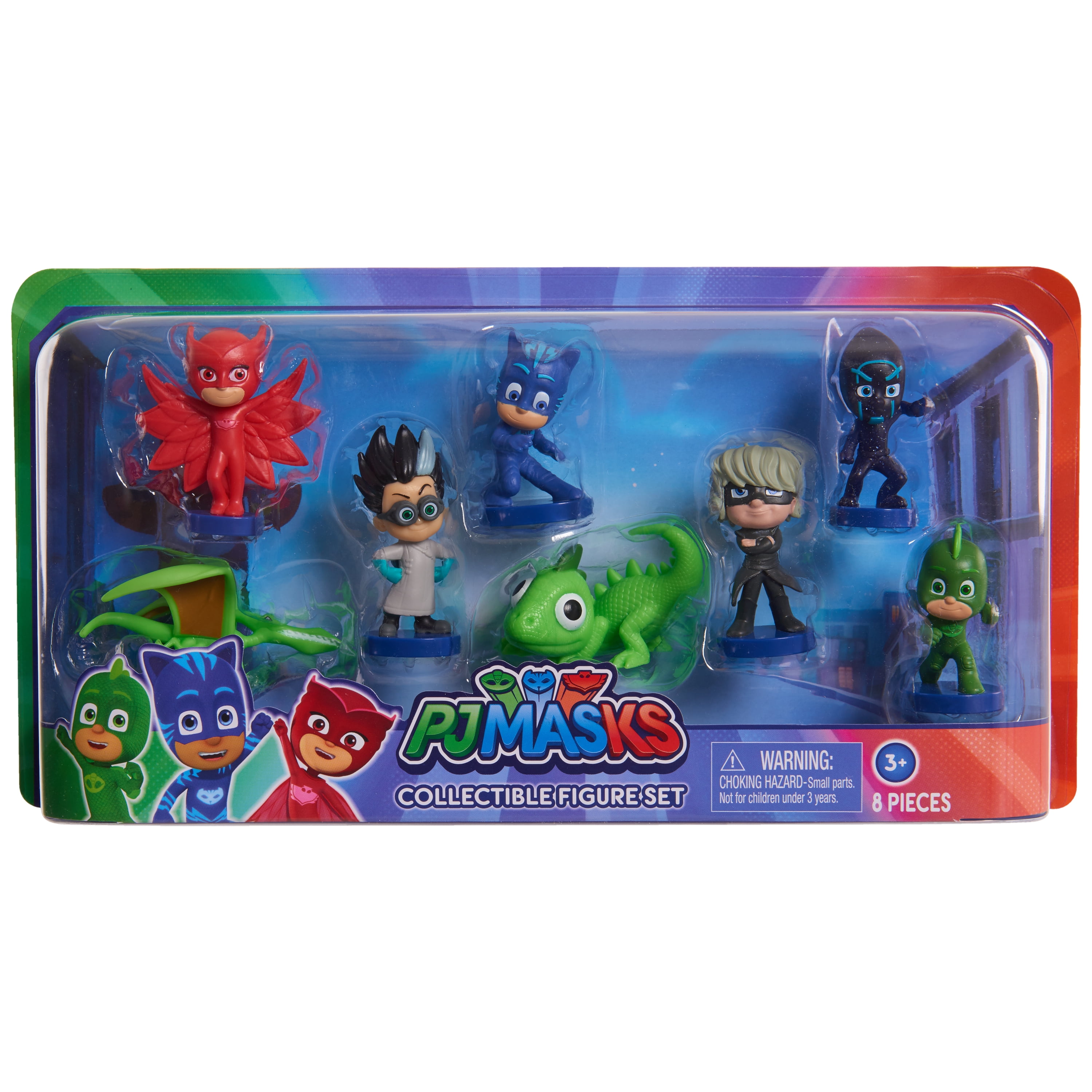 PJ Masks Collectible Figure Set 8 Piece Set Ages 3 Walmart