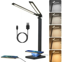 24W Double Head LED Desk Lamp, Kvago 10 Color Modes and Dimmable ...