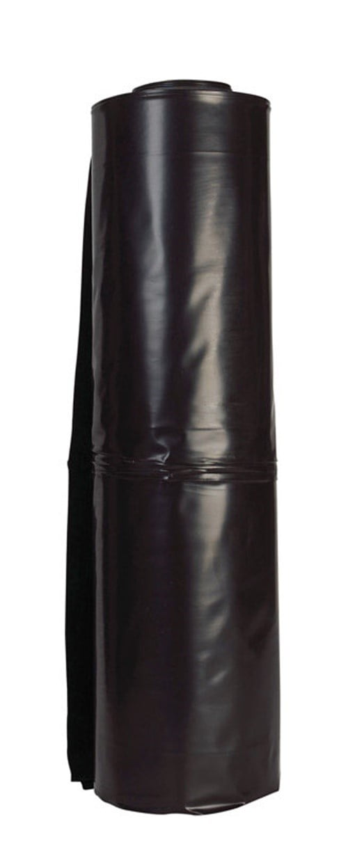 Film-Gard 8' X 100' Black Polyethylene Construction Sheeting, 6 mil ...