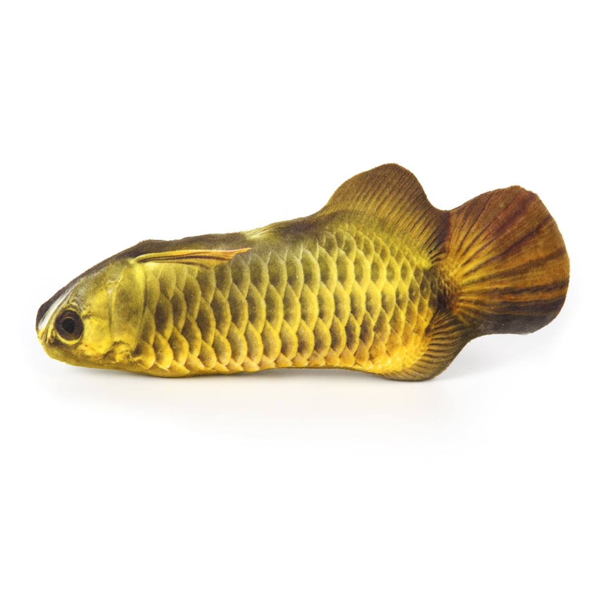 Spring hue Cat Wagging Fish Realistic Plush Simulation Plush Toy ...