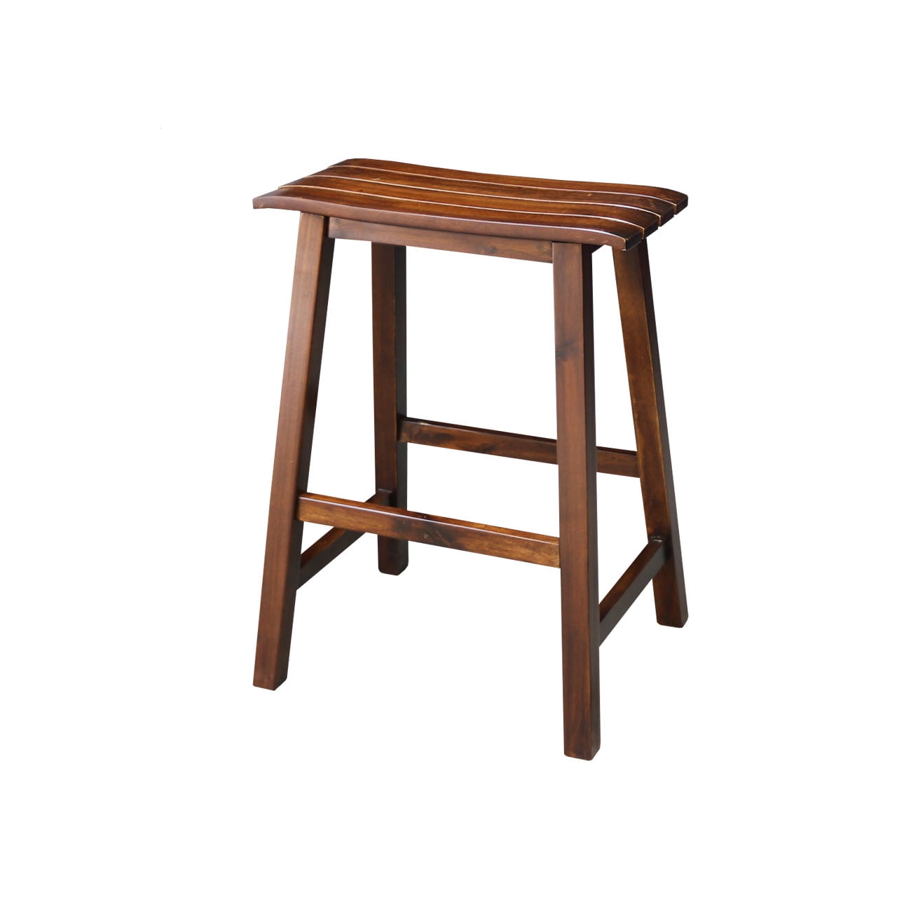 Slat Seat Stool - 24" Seat Height - Walmart.com