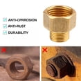 Brass Pipe Fittings Water Hose Adapter G 1/2 Female to G 3/8 Male ...
