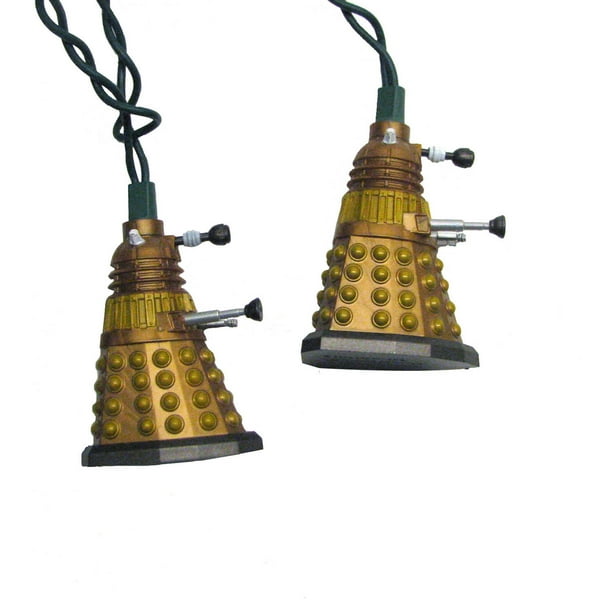 Doctor Who Bronze Dalek Christmas Lights Set of 10 Holiday Decoration ...