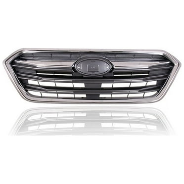 Grille Assembly Compatible With 2003-2005 Subaru Forester Chrome Shell ...